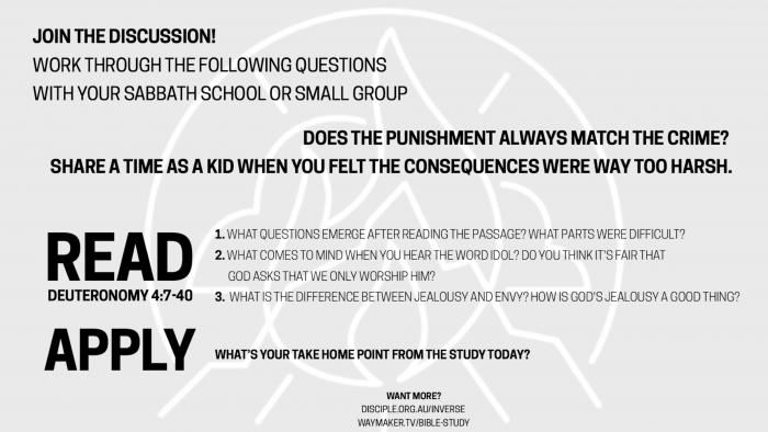 Inverse Sabbath School Series – The Book of Deuteronomy - Disciple