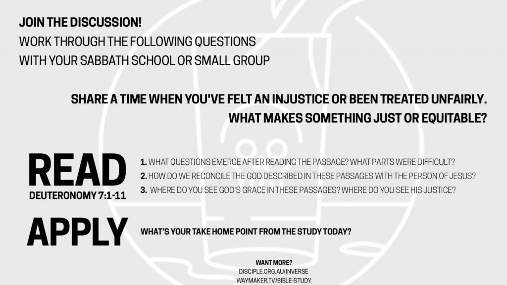 Inverse Sabbath School Series – The Book of Deuteronomy - Disciple